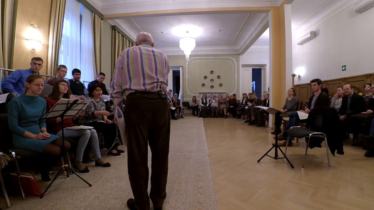 Мастер-класс Владимира Минина (Московский камерный хор)