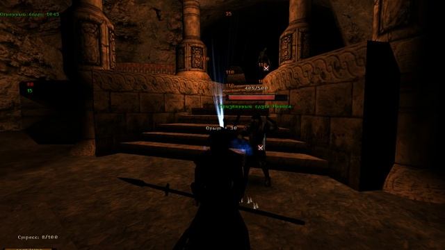 Gothic1 Dolina Zombie(Долина Зомби).Часть 73.Дар Беллиара из Затопленной Башни Ксардаса.РунаУничНеж.