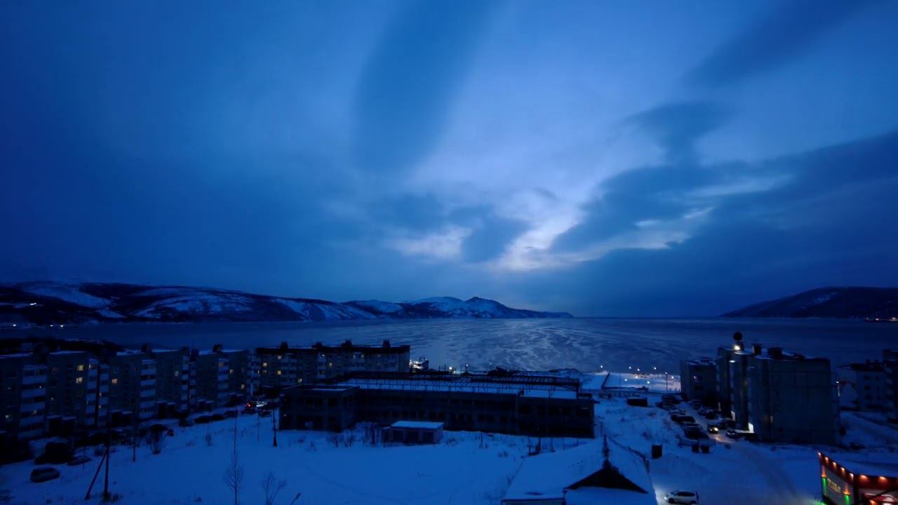 ПАРАДОКСАЛЬНЫЙ ВОСХОДОЗАКАТ И ВЕТРЕННАЯ НОЧЬ // НАГАЕВО, МАГАДАН