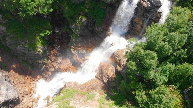 Водопады Северной Осетии. "Гебидонский"