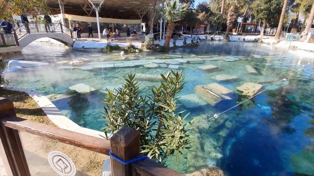 Бассейн Клеопатры Памуккале Hierapolis Cleopatra Pools (Pamukkale)