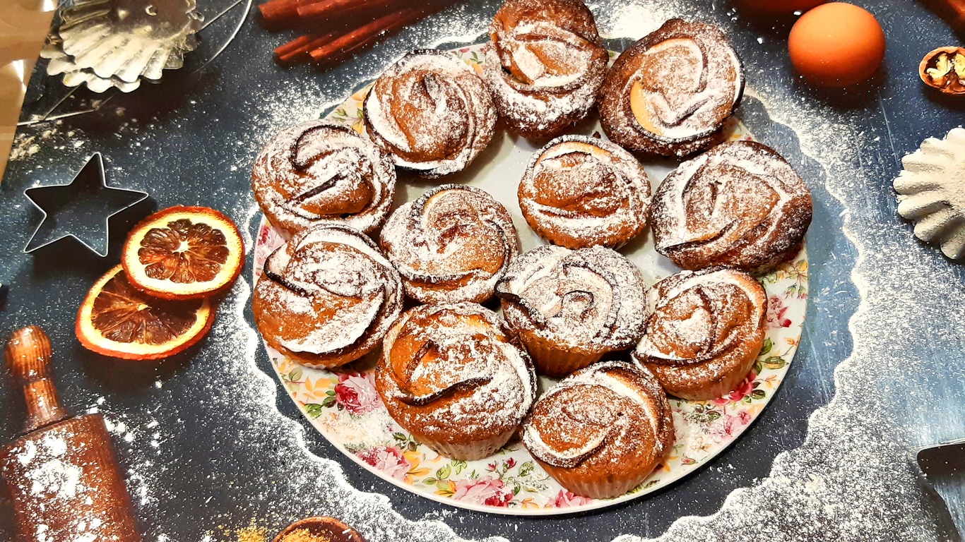 ШАРЛОТКИ РОЗОЧКИ Кулинарный рецепт