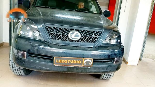 Lexus GX 470 восстановление света фар