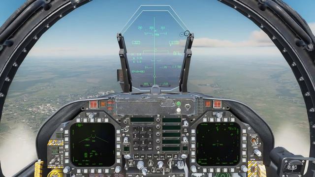 F/А-18C Применение GBU-12 с лазерным наведением.