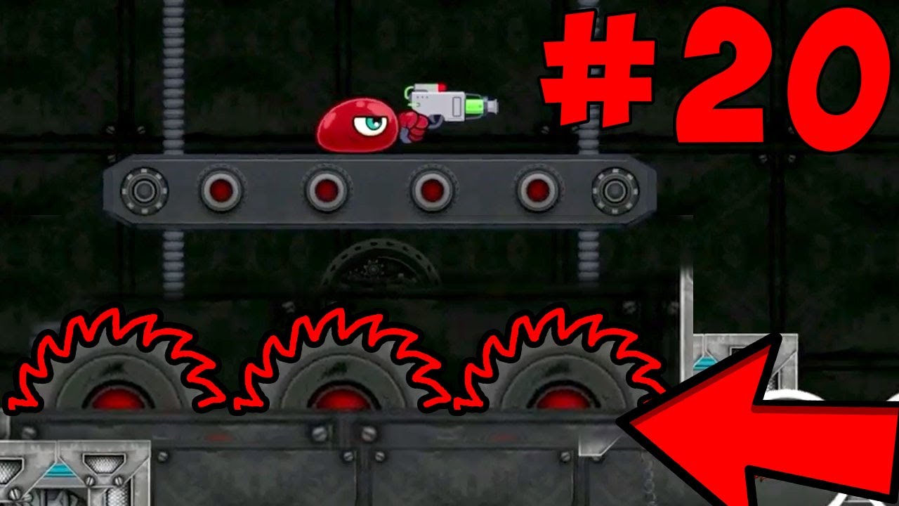 Красный шарик Rush в подземелье 20 серия | Мультик игра про несносный шар | Игры на андроид