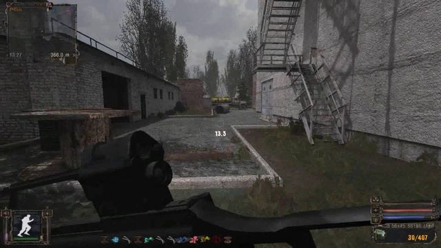 S.T.A.L.K.E.R.Народная Солянка2016 OGSR#31 Прогулка по Лощине.Кейс с документами Сахарову(агропром).
