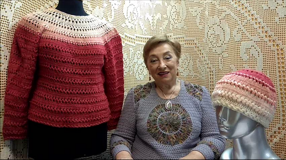 Кофточка "Красная поляна". Мастер-класс по вязанию крючком от О. С. Литвиной.