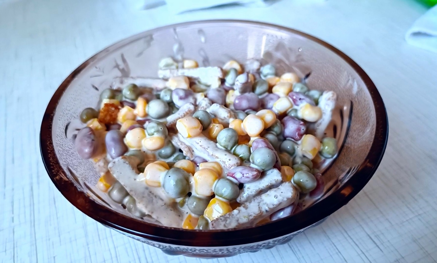 Самый быстрый салат в мире❗ Для приготовления не нужен даже нож❗ Зато очень вкусно?