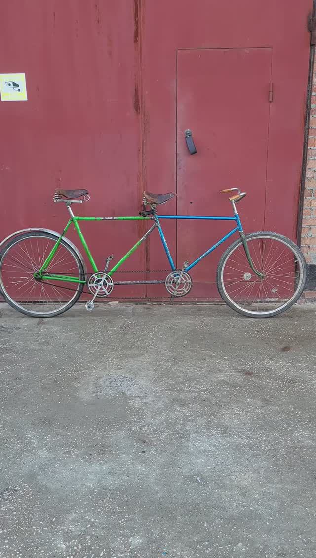 ТАНДЕМ СВОИМИ РУКАМИ🤦♂️🚲 #shorts