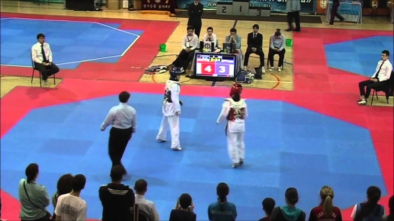 Taekwondo WTF. Соревнования Патриот. 09.05.2015. Грицун-Цой Марта.