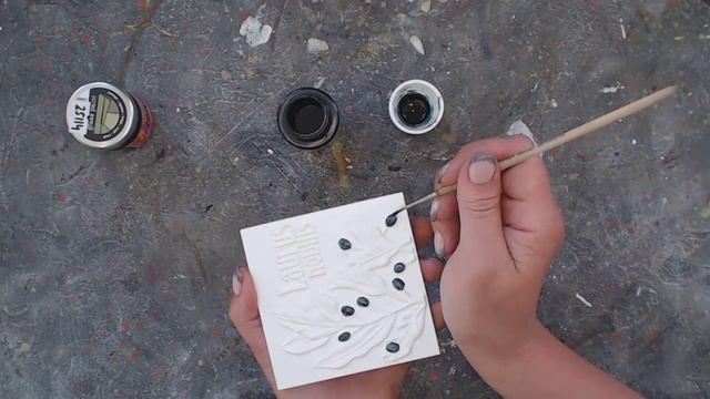 Деревянный короб с плиткой каф'декоръ!