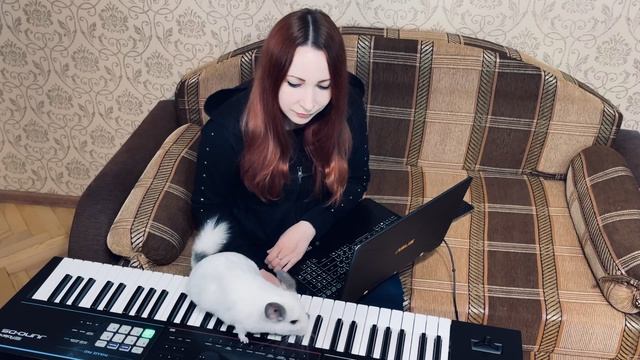 Вместе с помощником Рокки? подобрали клавишные звуки для новых песен ??