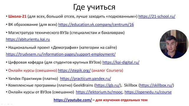 Обучение профессии АйТишник для неАйТишников (как войти в АйТи)