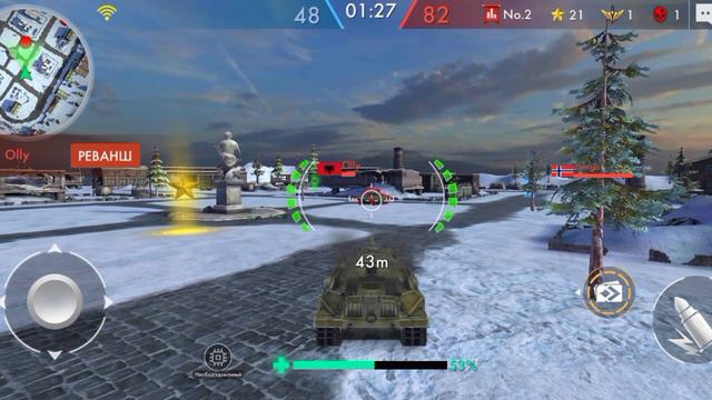 Играю в Tank Warfare в командный бой| Тайзер