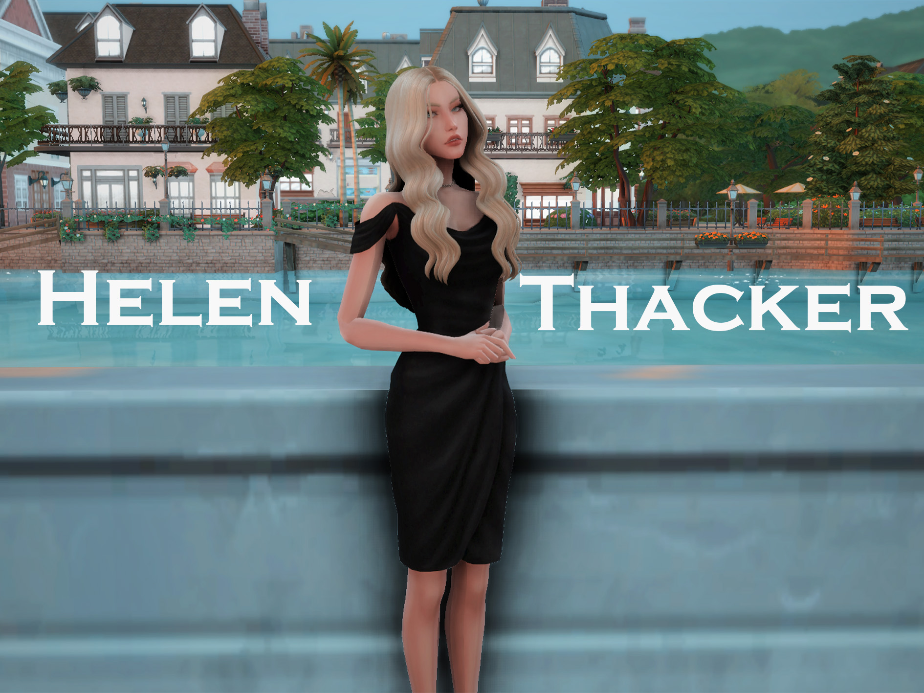 Создание персонажа || Хелен Текер || The sims 4