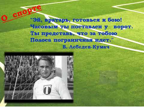 Степанов Ярослав Алексеевич. Буктрейлер 'Эй, вратарь, готовься к бою!'