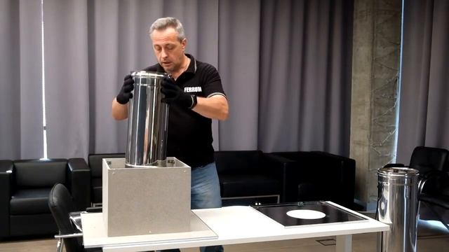 ППУ термо Ferrum. Почему большой диаметр отверстия