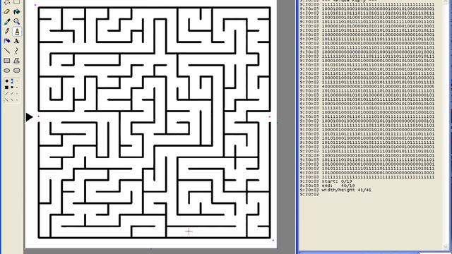 Алгоритм поиска пути A*, лабиринт -Clickermann-