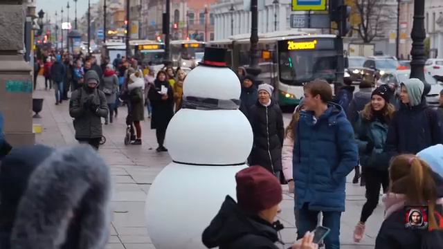 Пранк Снеговик Москва
