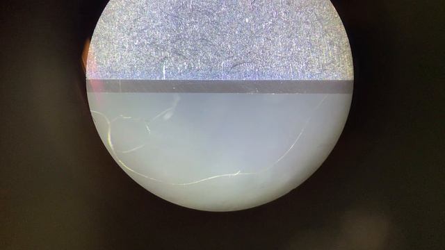 Веневские алмазы, результат ЗАТОЧКА БЕЗ ВСКРЫТИЯ, микроскоп, финиша камнем 7/5 дополнение