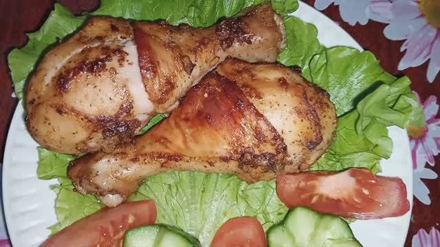 Голень куриная. В духовке. Простой рецепт.