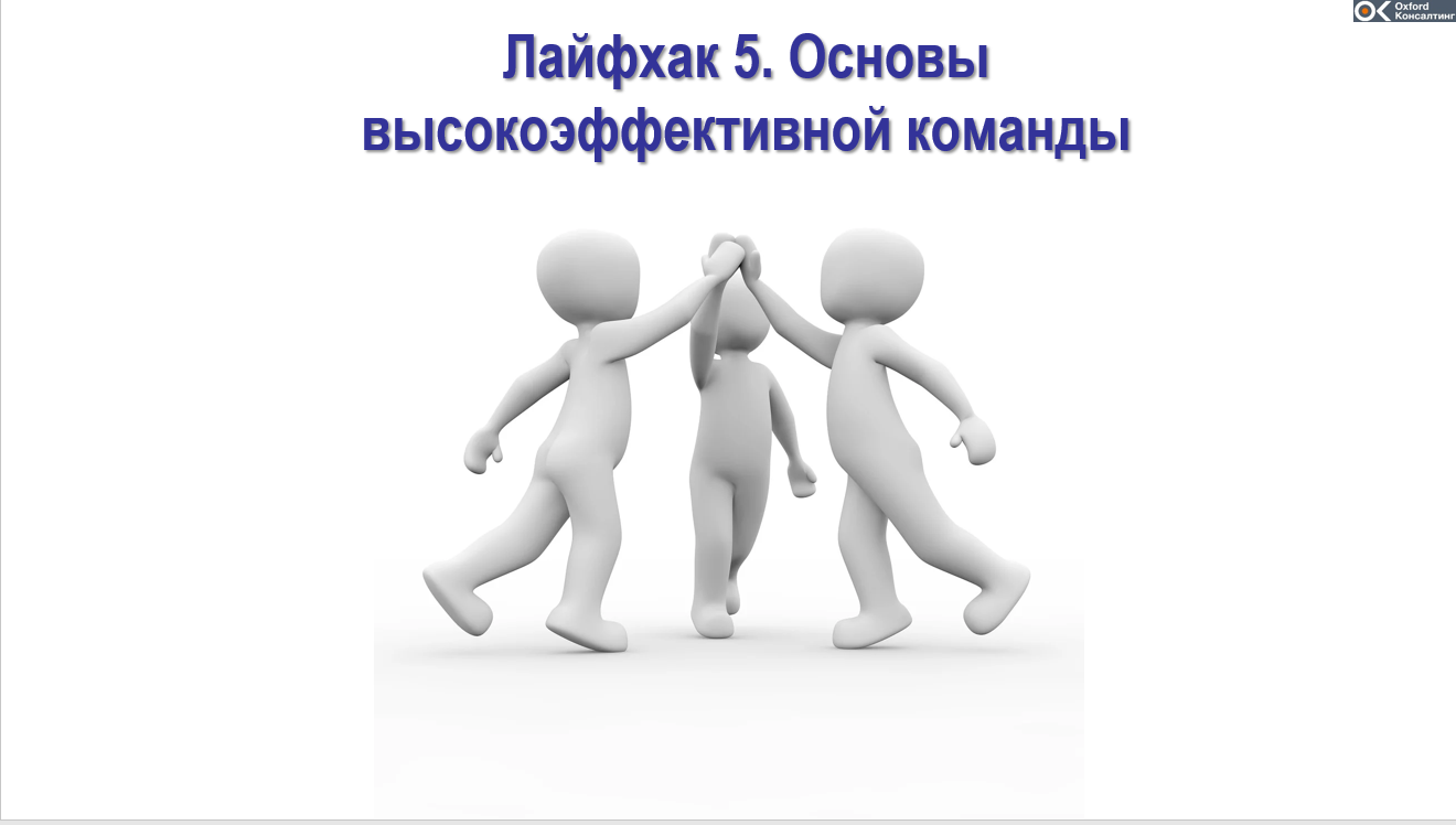 Эффективный руководитель - Лайфхак 5 Ч 1 - Эффективная команда.mp4