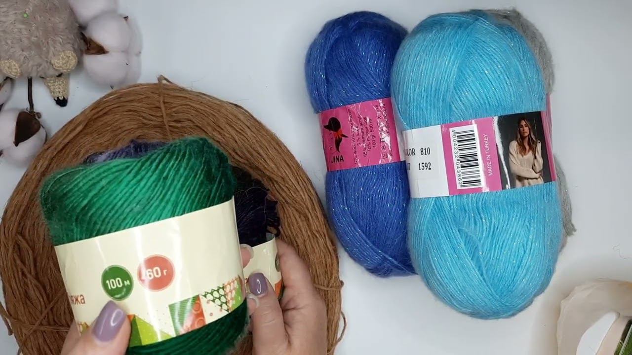 Подарок от @gvoytenok распаковка подарка,  незнакомая пряжа и много приятного