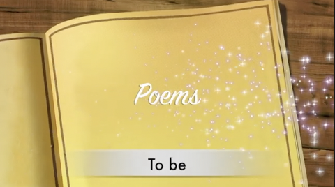 1. Poems - To be