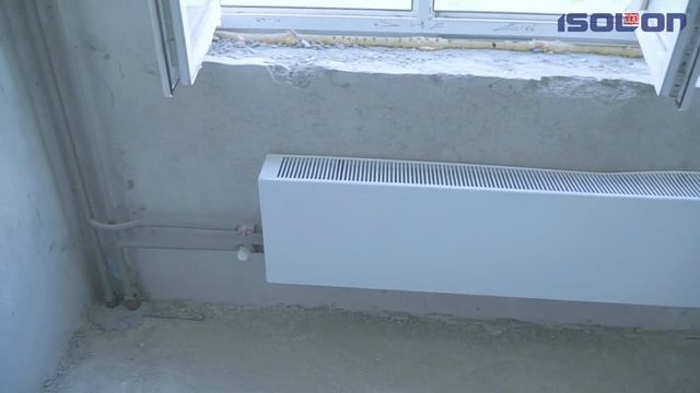 Шумоизоляция, теплоизоляция в перекрытиях с ECOHEAT® (Изолон) подложка _под плавающий пол_..mp4