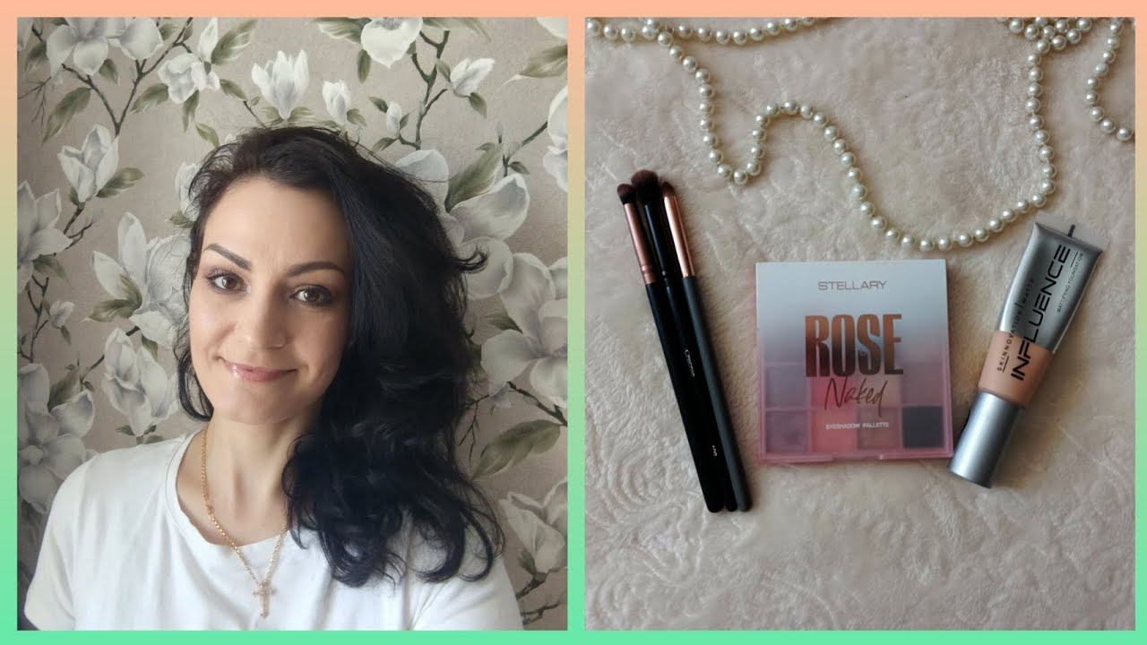 Простой макияж палеткой Stellary ROSE NAKED️
