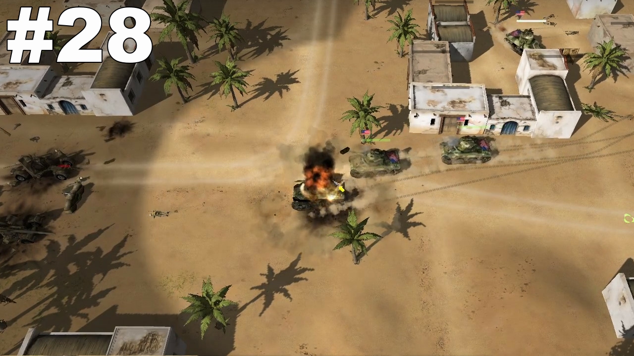 ▶Desert Rats vs. Afrika Korps. Кампания Союзников. Миссия 7: Спасти Лис. #28