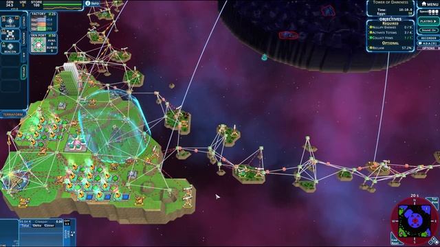 M16 Tower of Darkness Creeper World 4 прохождение на русском