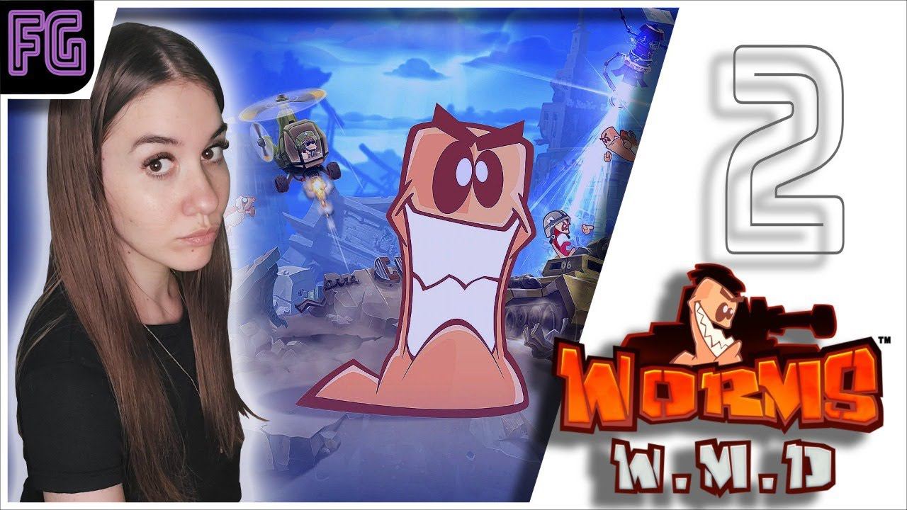 Битва века. Проигравшего скинут со скалы позора Worms W.M.D  С ВЕБКОЙ!  Девушка стримит  #2