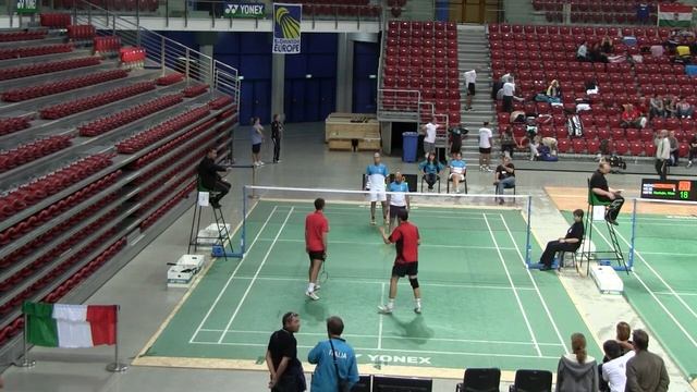 ЧЕ среди сеньоров, София - 2012, Болгария, Макаренков, Попов (RUS) против итальянcкой пары