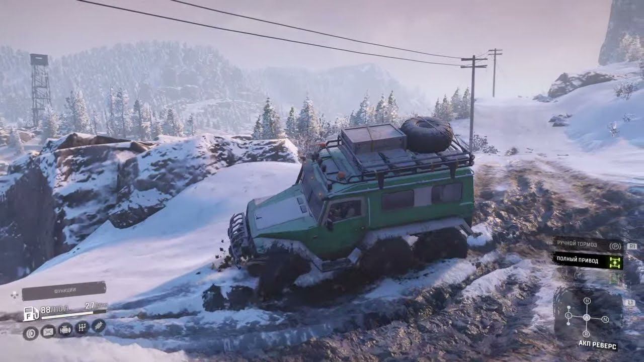 Snowrunner Амур play newbie PS4. No comments.