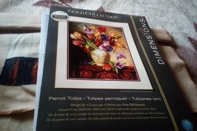 Отшив проекта DIMENSIONS " Попугайские тюльпаны" отчет 6