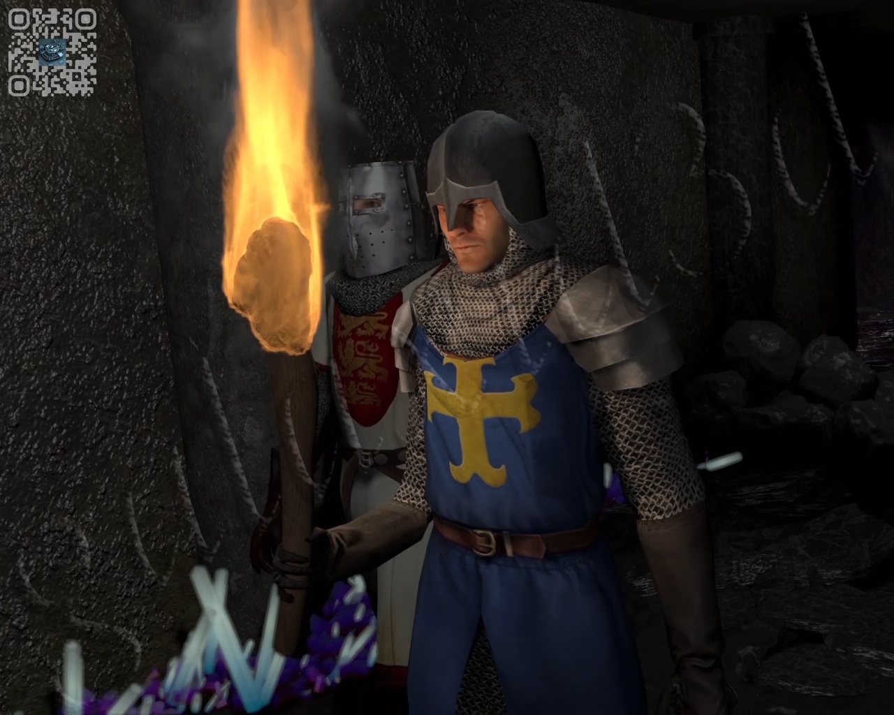 [2014-12-21] "Рыцари в Пещере" [3D Max | FumeFX | PFlow | RayFire | V-Ray | After Effects]