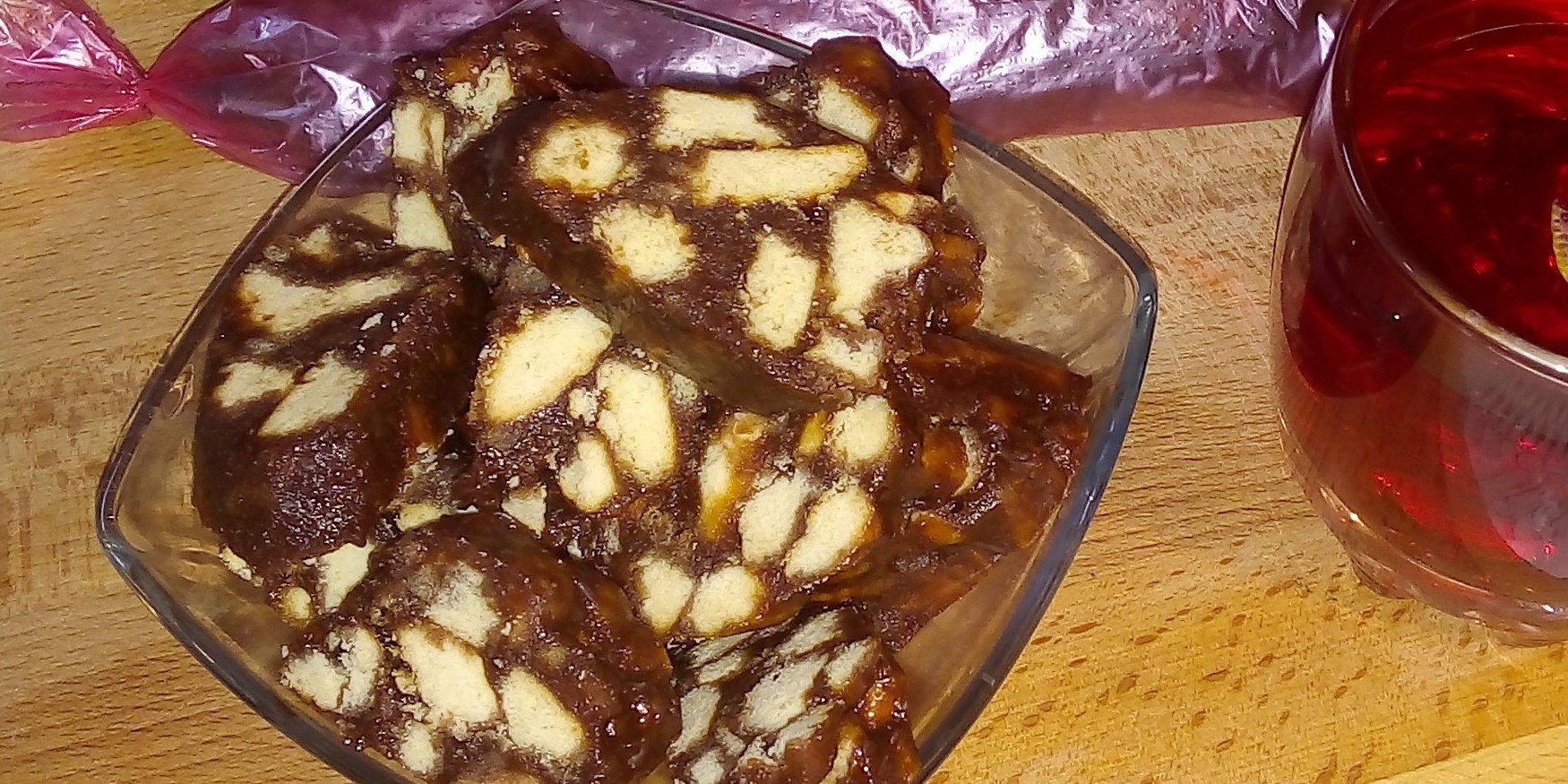 ШОКОЛАДНАЯ КОЛБАСКА К ЧАЮ "ВКУС ИЗ ДЕТСТВА"-РЕЦЕПТ ИЗ СТАРОЙ ТЕТРАДКИ!!!ТАК ГОТОВИЛА Я ЕЁ С МАМОЙ!!!