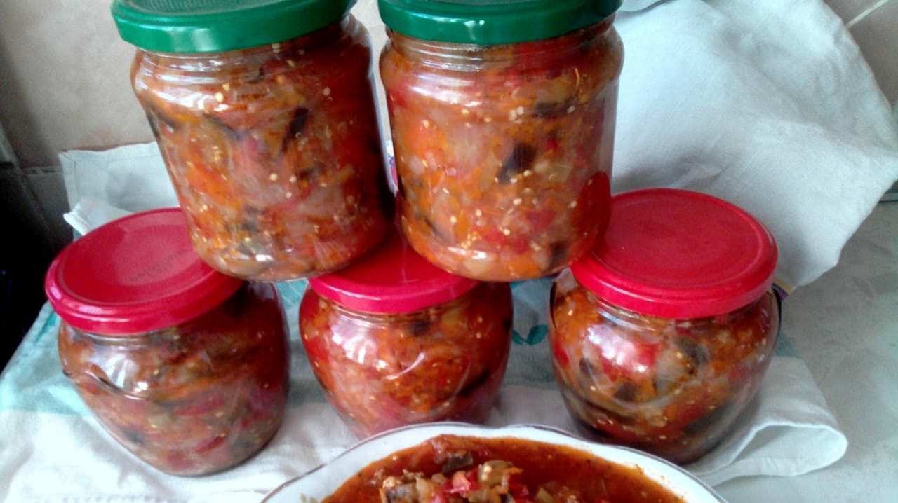 Очень вкусное СОТЕ ИЗ БАКЛАЖАНОВ НА ЗИМУ.