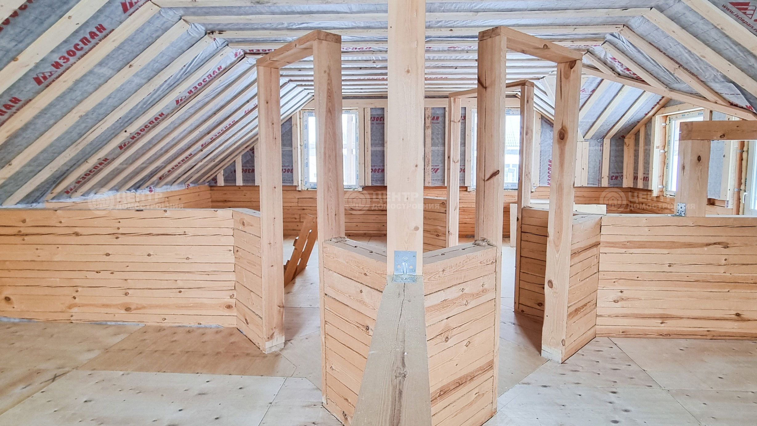 Утепление пола и кровли деревянного дома от Центр Домостроения. Внутренняя отделка дома в Сыктывкаре