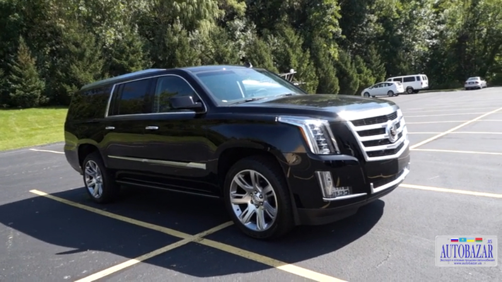 2015 Cadillac Escalade ESV 4WD Premium. Видео тест драйв Кадиллак Эскалейд ESV 4WD. Авто из США.