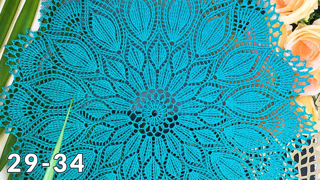 Салфетка крючком, Паола, 29-34.mp4