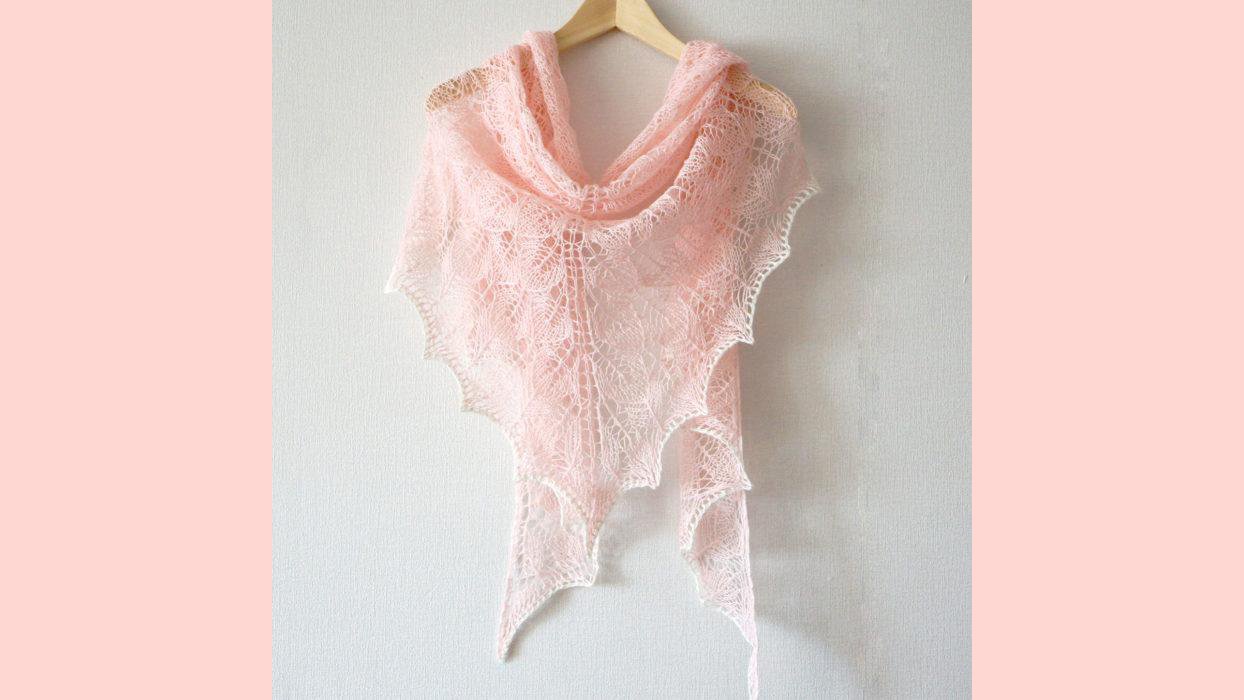 Как я вязала ажурную шаль Кири / Kiri не мастер класс.mp4