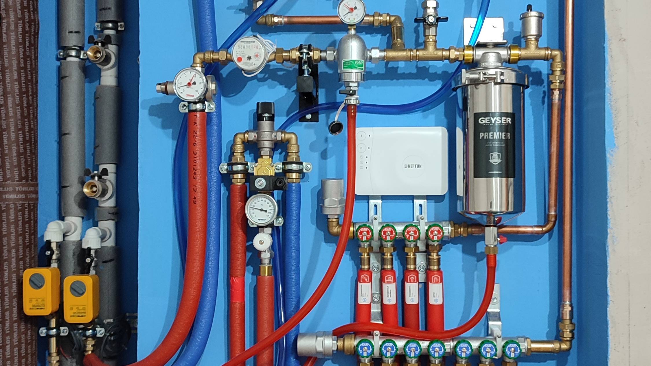 Монтаж водоснабжения в квартире, сантехника в новостройке. ЖК Центральный, г. Щелково.