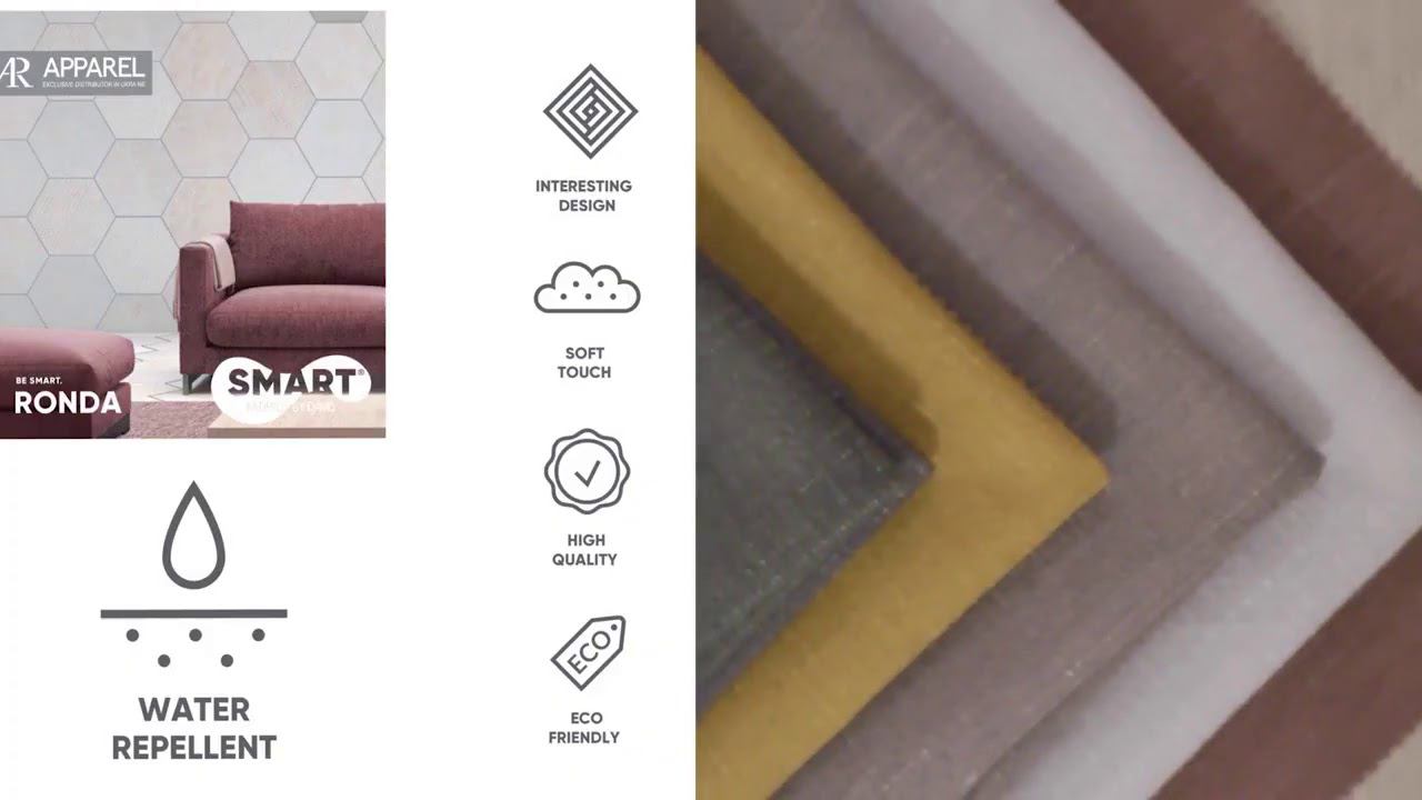 "Умные" мебельные ткани Смарт от компании "Атомсфера"