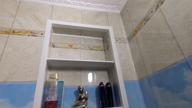 Ремонт ванной комнаты, ниша и экран под ванну из панелей ПВХ..mp4