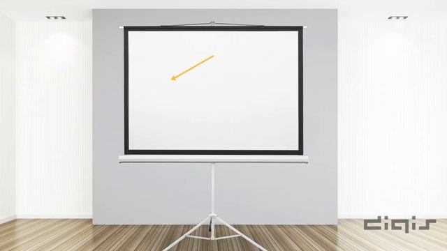 Проекционные экраны на штативе Digis серия Kontur-D