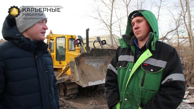 Обзор бульдозера ЧЕТРА Т9 на стройплощадке КБС