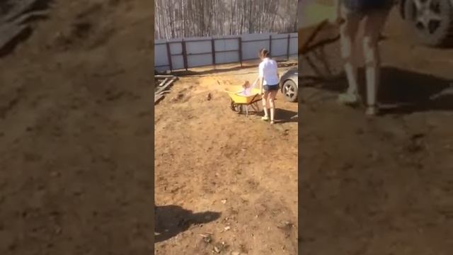 Алиса катается в тачке