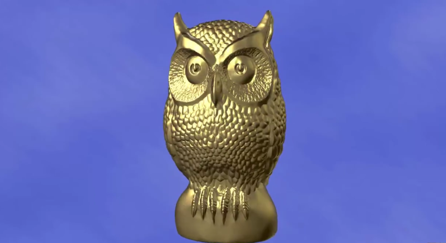 Филин. Скульптрис. Sculptris Alfa 6.